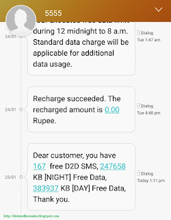 How to check my data balance in dialog