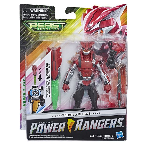Power Rangers Beast Morphers 6" Figures Box Art & Character Bios ...