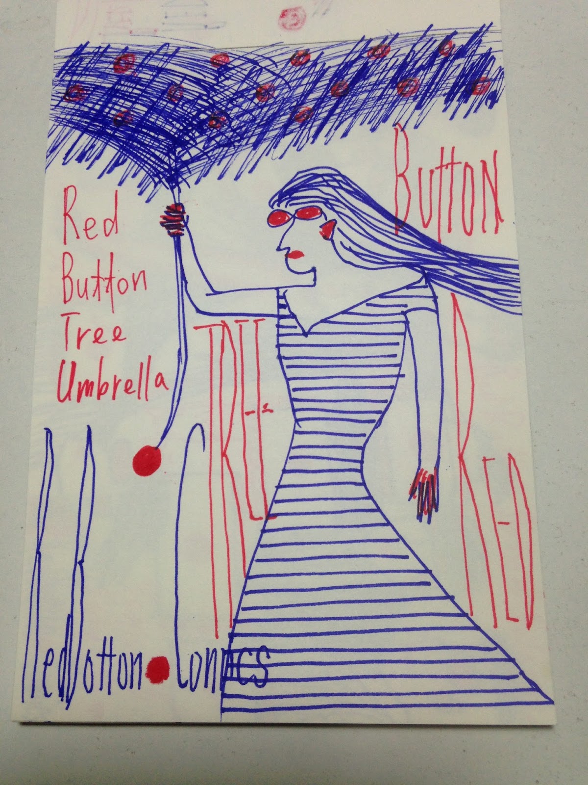 RED BUTTON COMICS: RED BUTTON TREE UMBRELLA - Red Button Comics 160913