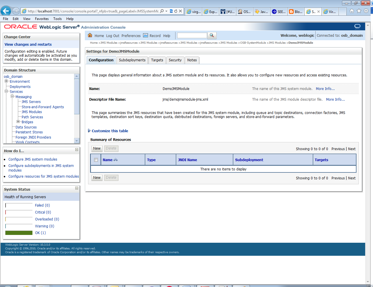 Mark S Blog Configure Weblogic Jms Resources