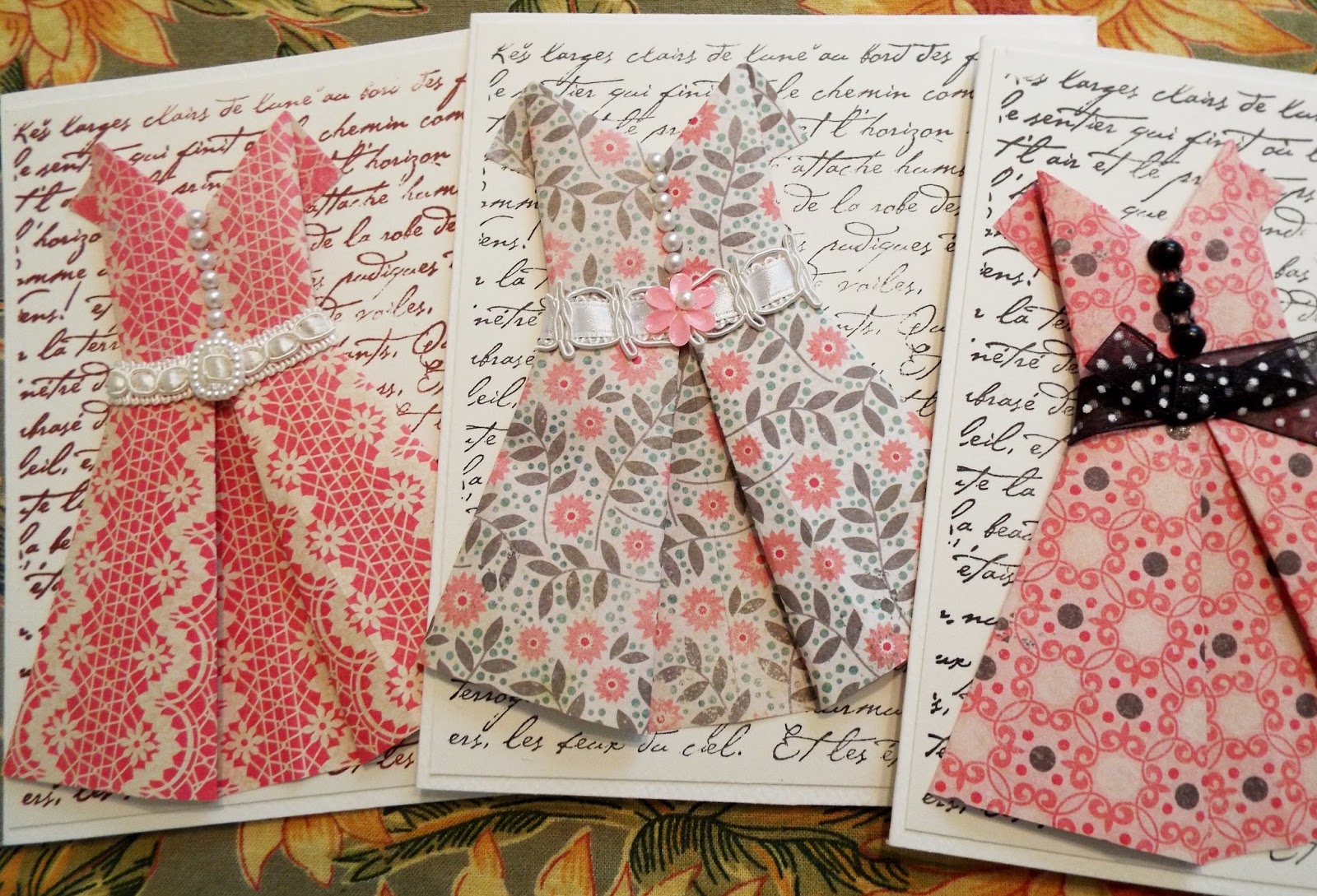 How To Make A Paper Dress Card at Luca Schonell blog