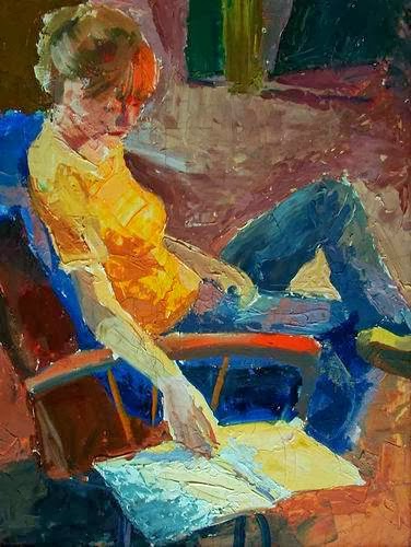 Reading and Art: Péter Gyenes