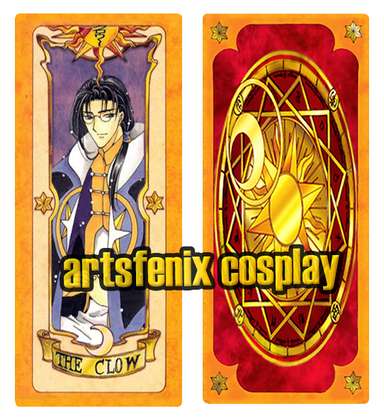 artsfenix custom cosplay: Livro Clow + 52 Cartas Clow + Duas Cartas ...