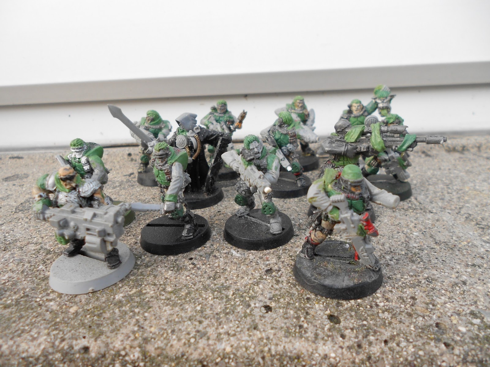 Unite All Action: My Converted Necromunda: House Van Saar Gang.