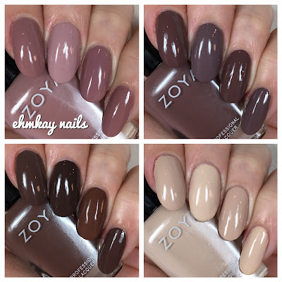 ehmkay nails: Zoya Naturel (3) Comparisons