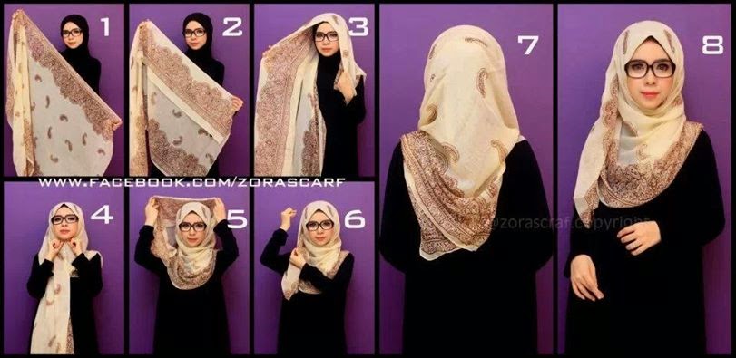 Hijab Tutorials Square Scarf Hijab Tutorial