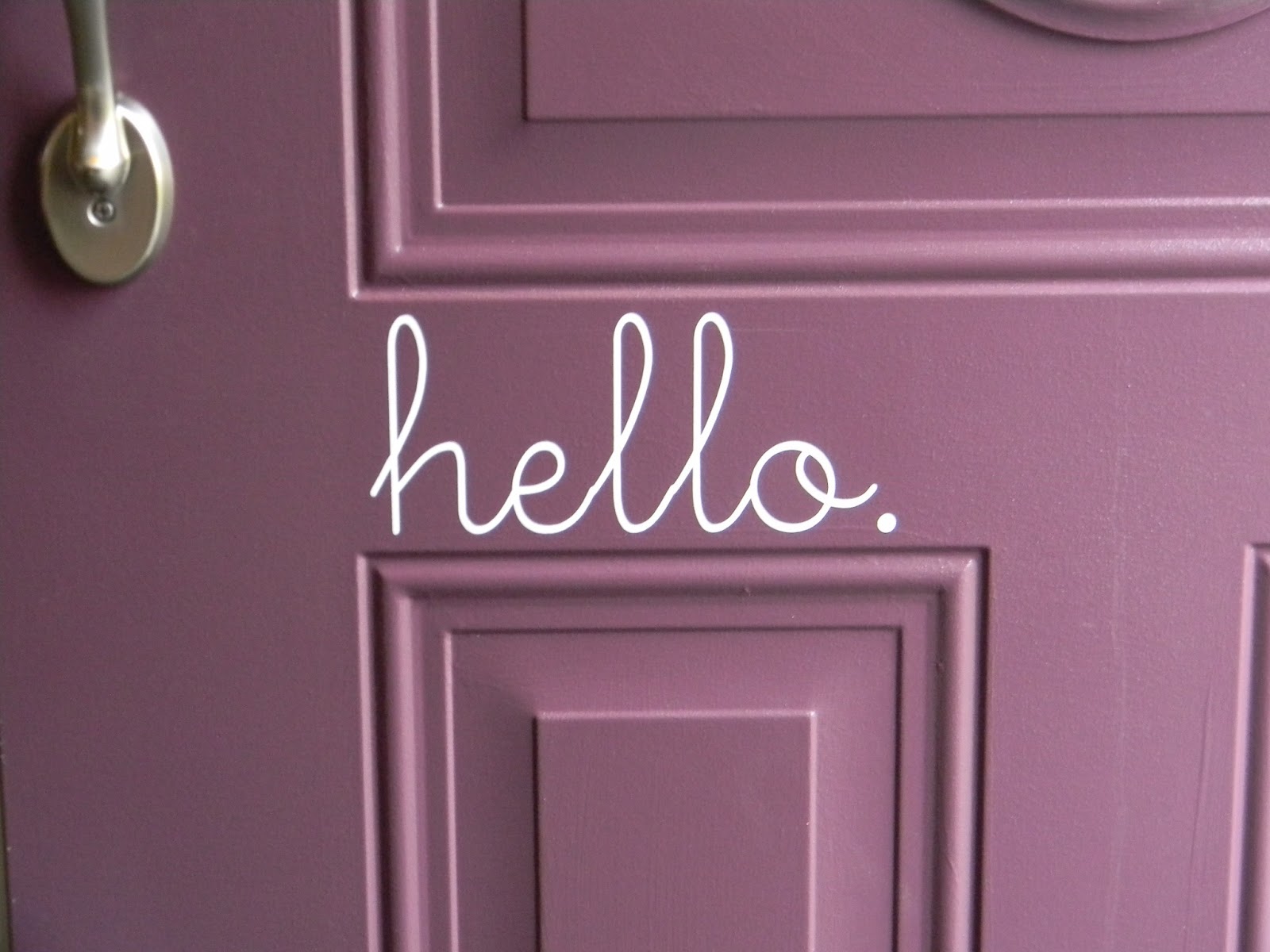 Pin or Pass: Pinterest Product Review - Vinyl Hello Sign