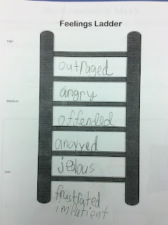 Elementary Counseling Blog: Feelings Ladders