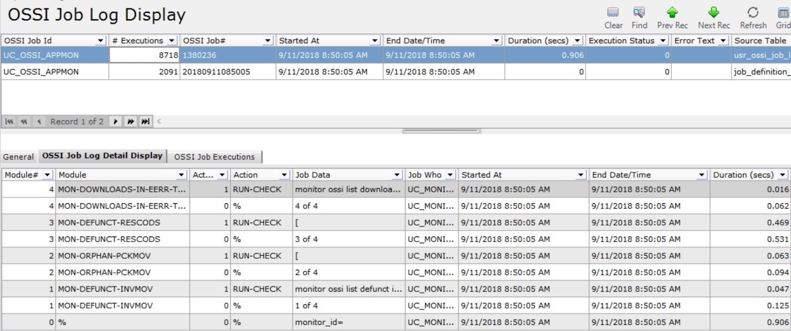 Saad Ahmad's WMS Blog: Managing Long Running Jobs In RedPrairie/JDA