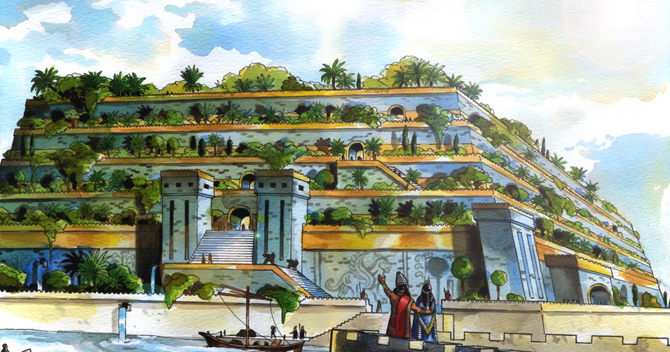 Najvece svetske misterije: Viseci vrtovi Vavilona ( Hanging Gardens of ...