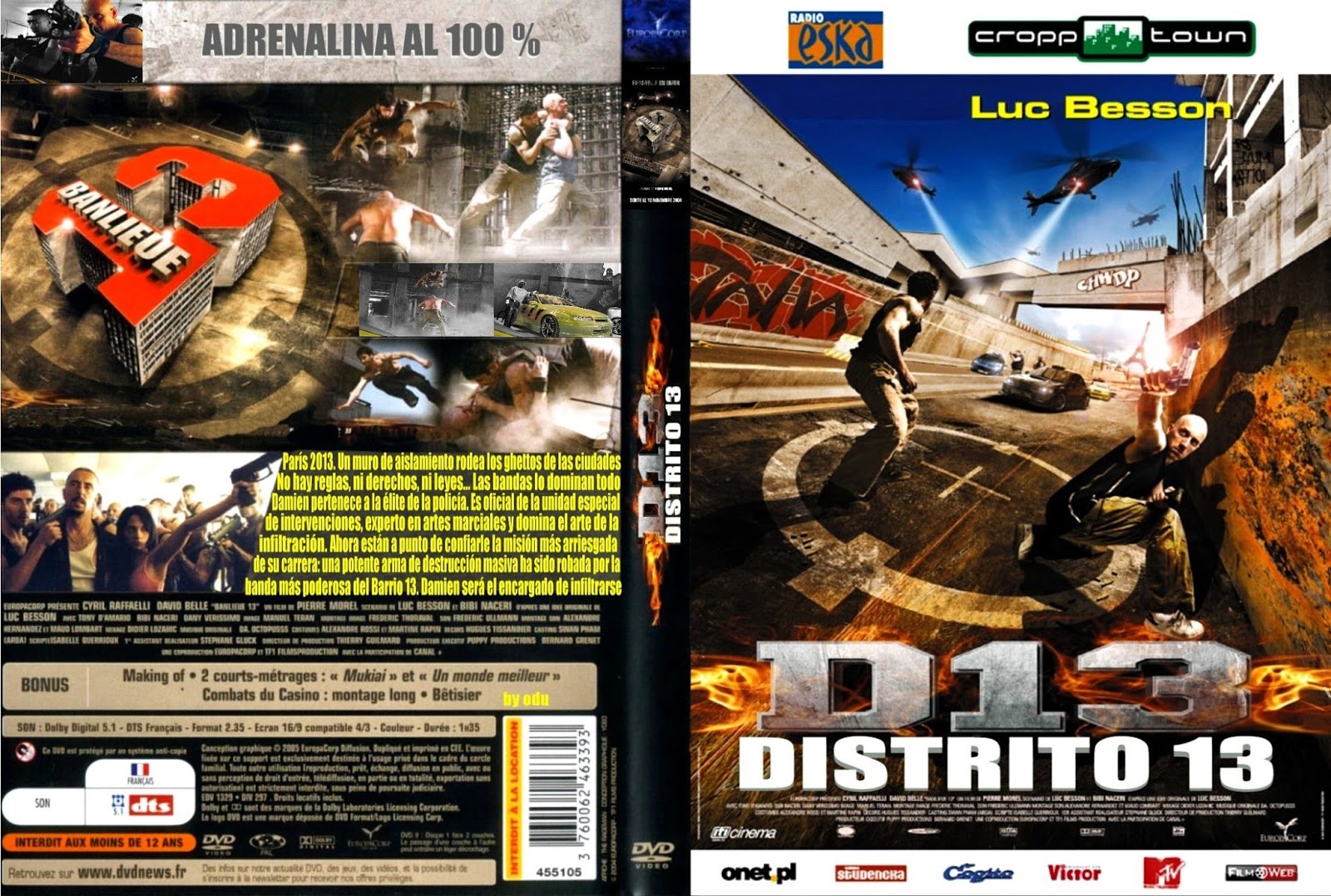 ESTRENOS EN BLU RAY: DISTRITO 13