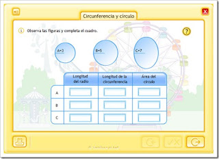 JARDUERAK - ACTIVIDADES: Circunferencia y círculo