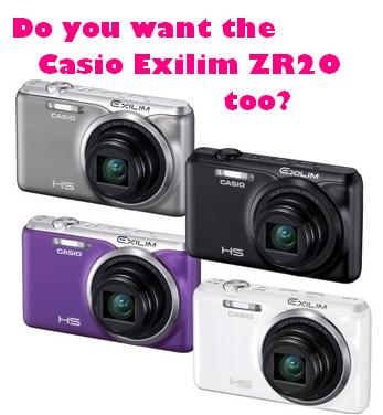 My New Casio Exilim ZR20 (Plus one for you!)