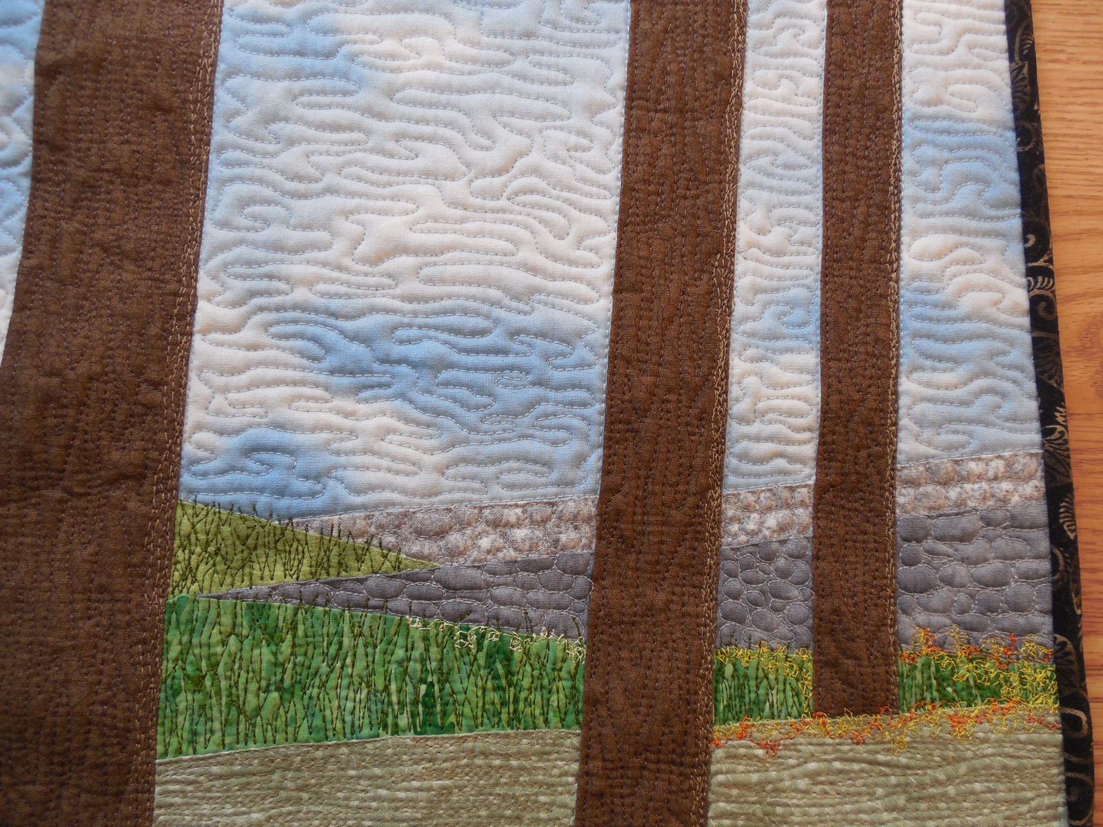 Tanderwen Quilts: Spring Trees quilt
