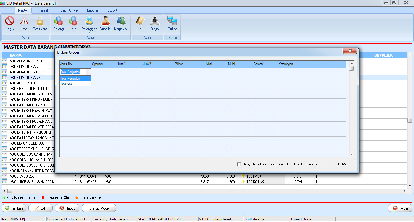 Program Kasir Online