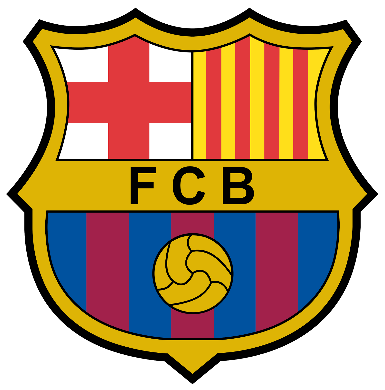 Download vector shield Barcelona PSD + PNG free