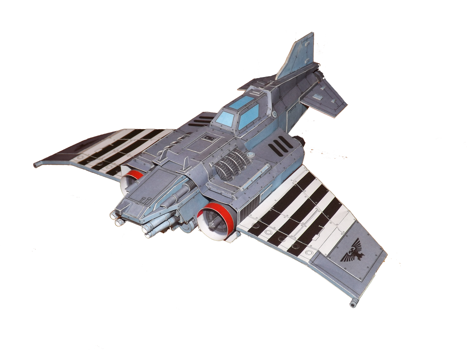 Bespoke Gamer: Papercraft: Thunderbolt Fighter