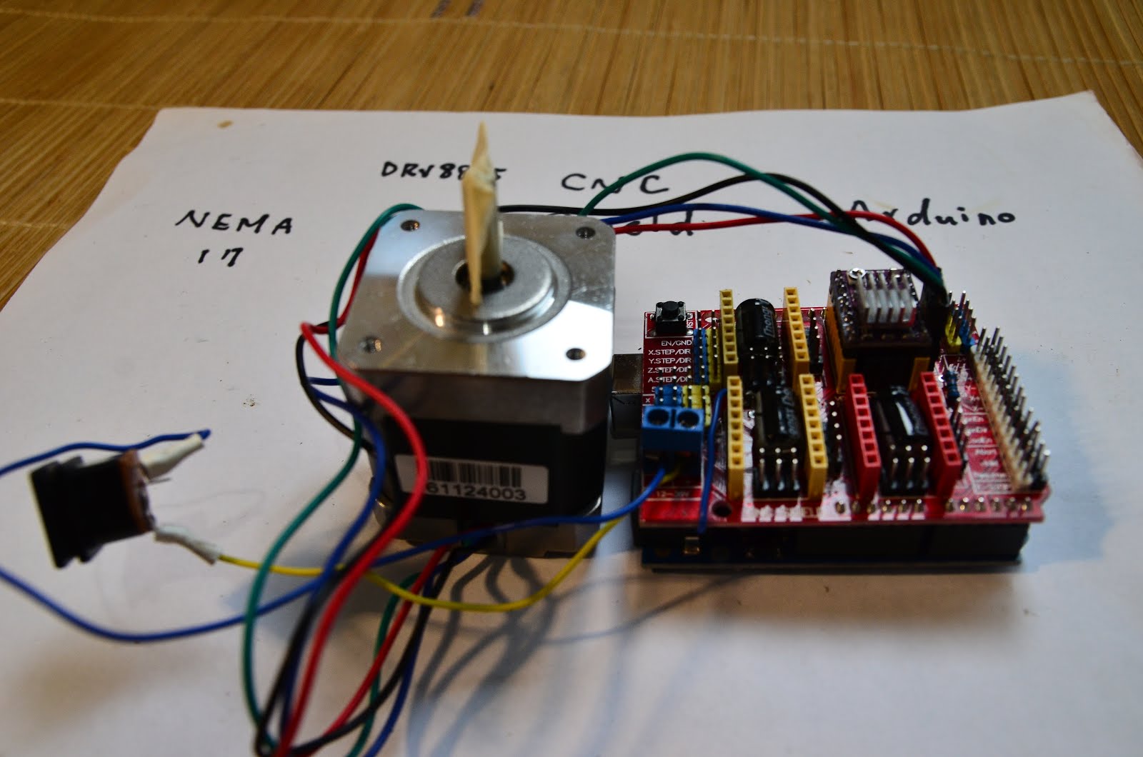 Arduino Cnc Shield Control Stepper Motor With Drv8825