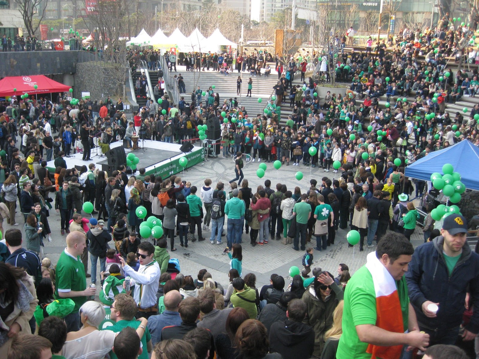On the Flipside: A Korean Adventure (2): St.Patrick's Day Korean Style ...
