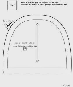 Beau Baby: Free Pattern: Little Swimmer Bathing Cap