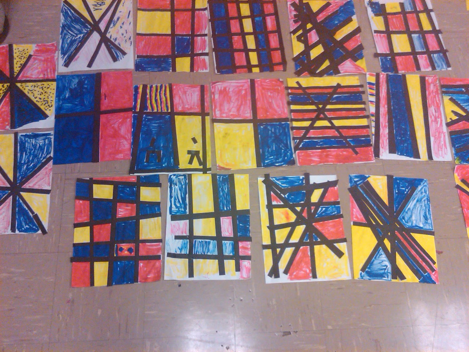 Elements of a Young Artist: Piet Mondrian Primary Colors