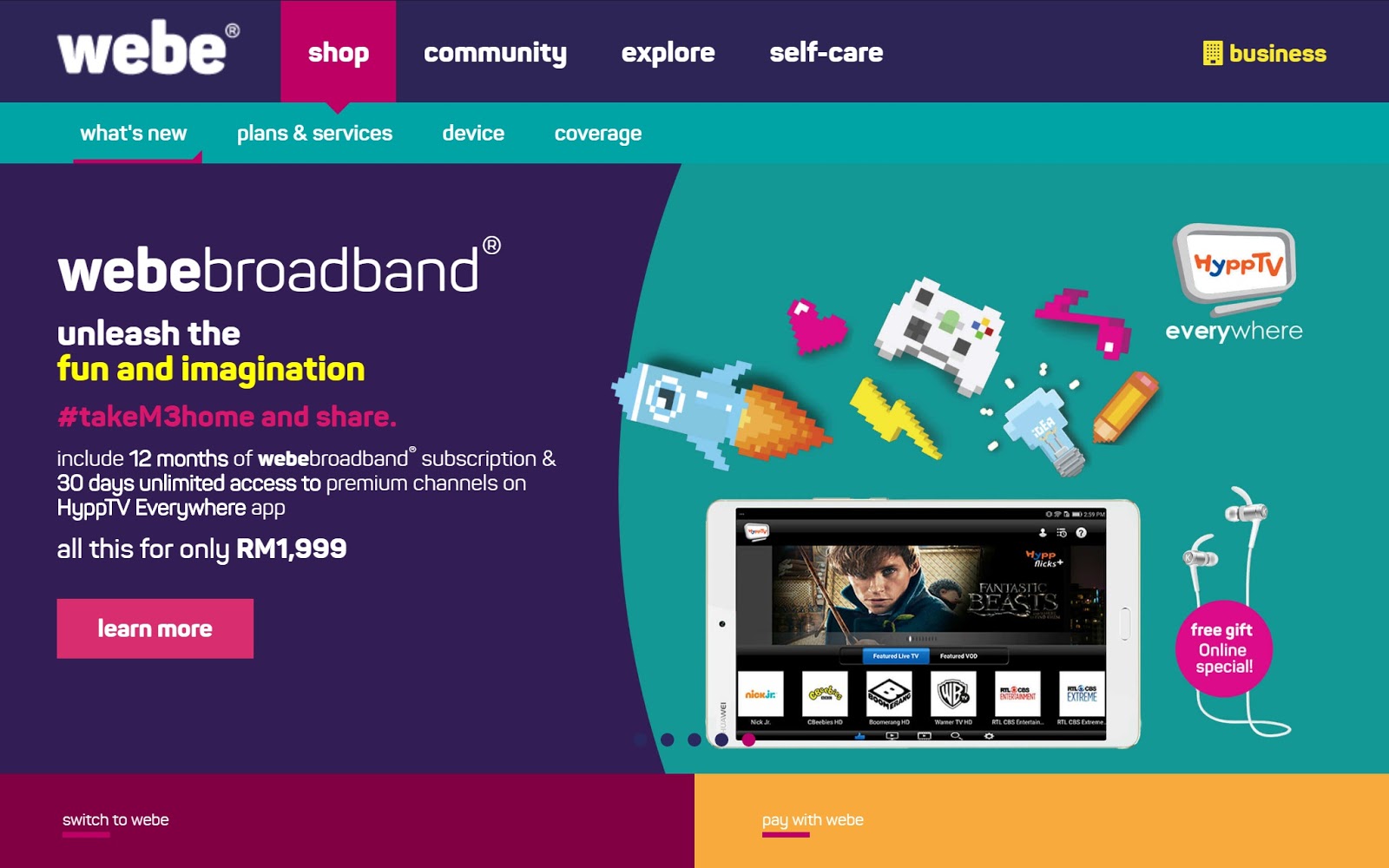 Webe Pada Peranti Mudah Alih Berubah Kepada Unifi