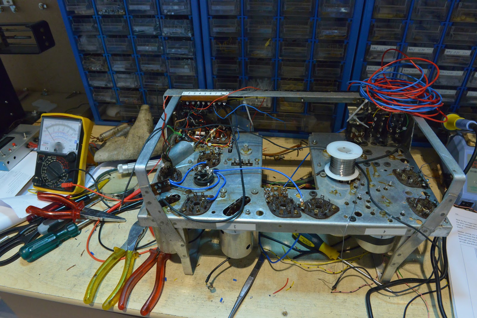 PD3WMZ - ON2WMZ: Rebuild Marconi R1155