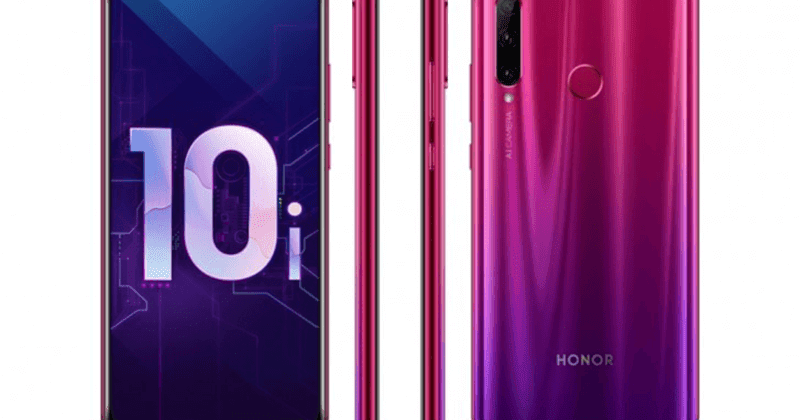Honor 10i features a triple-cam behind and a 32MP selfie shooter