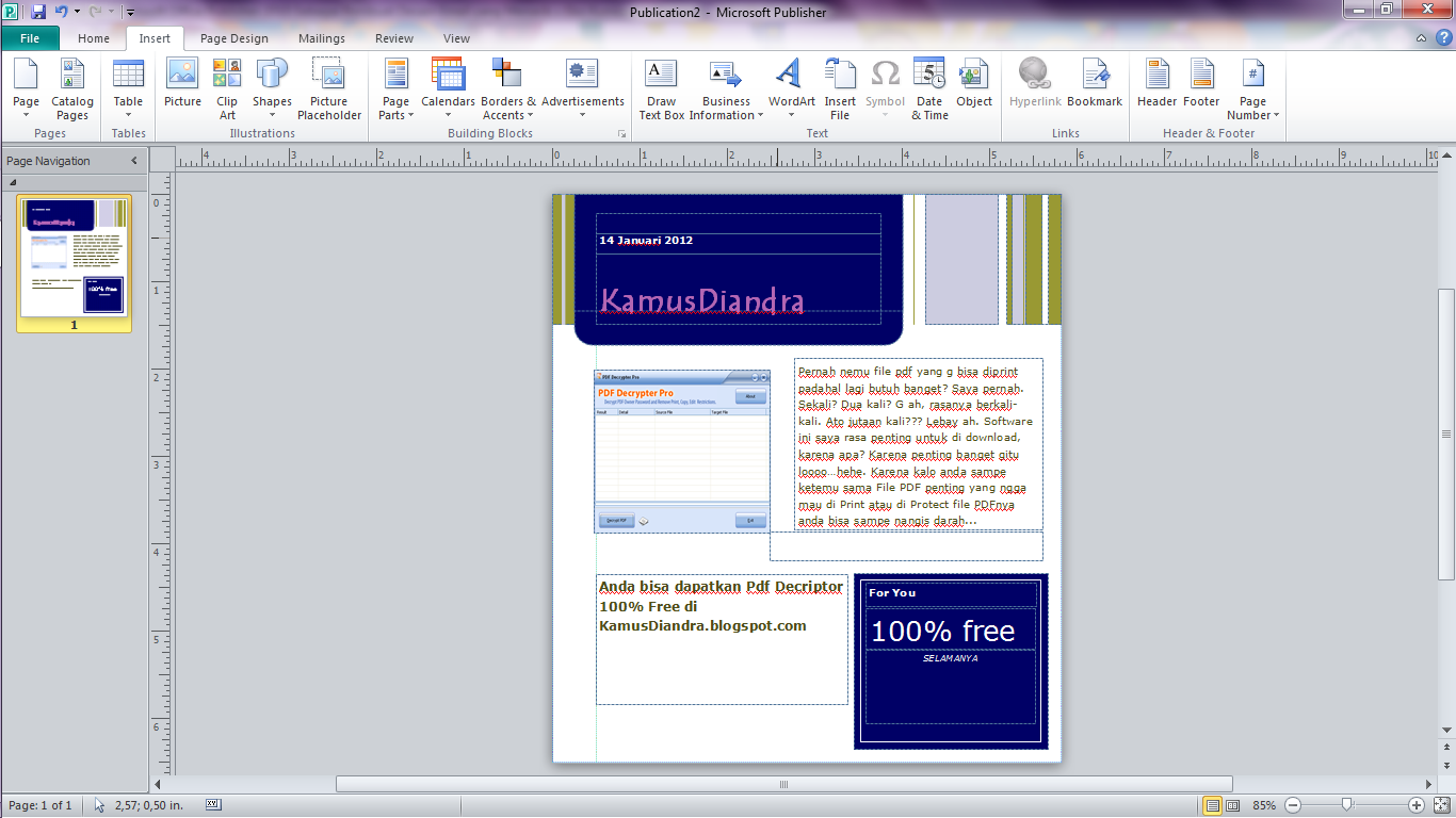 MEMBUAT TAMPILAN EMAIL YANG MENARIK ~ Kamus Diandra