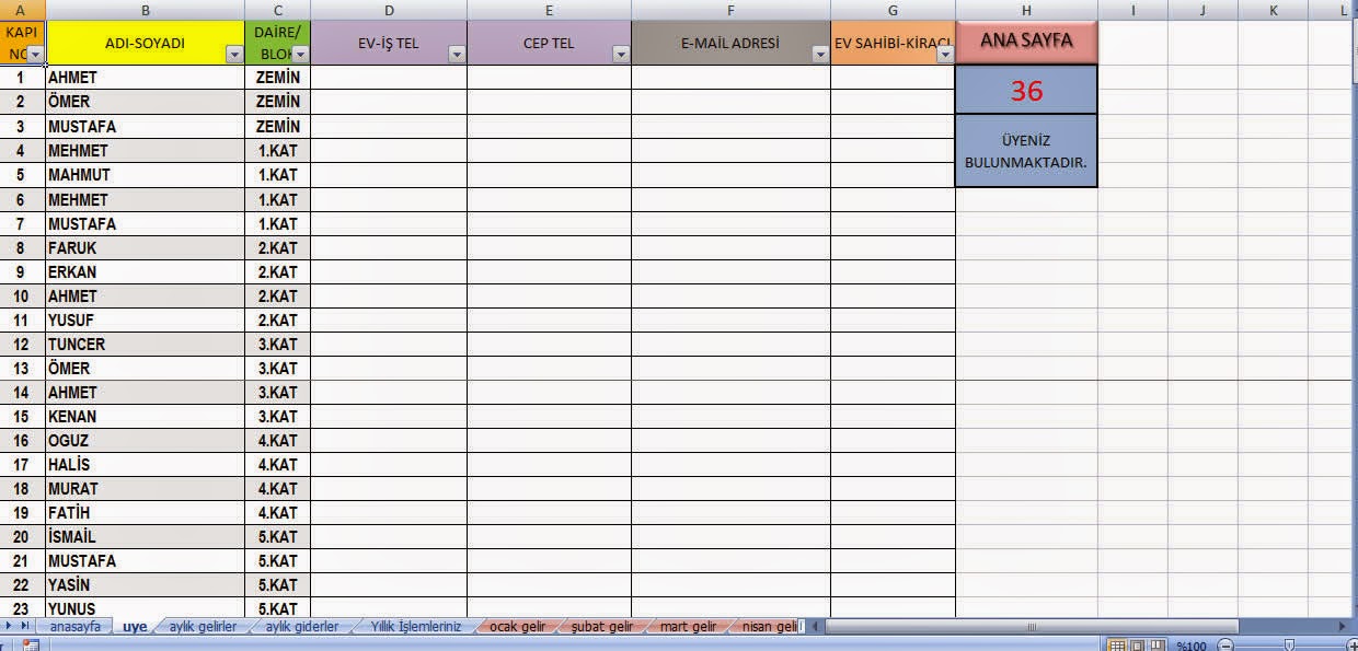 Excel-Yazılım Programları-Haberleri