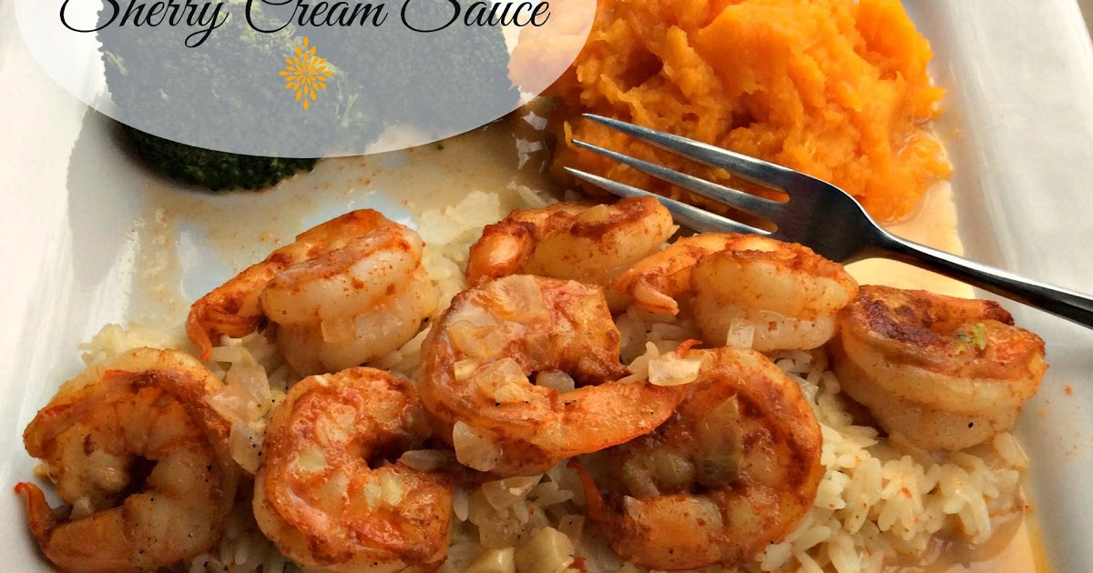 Shrimp with Sherry Cream Sauce