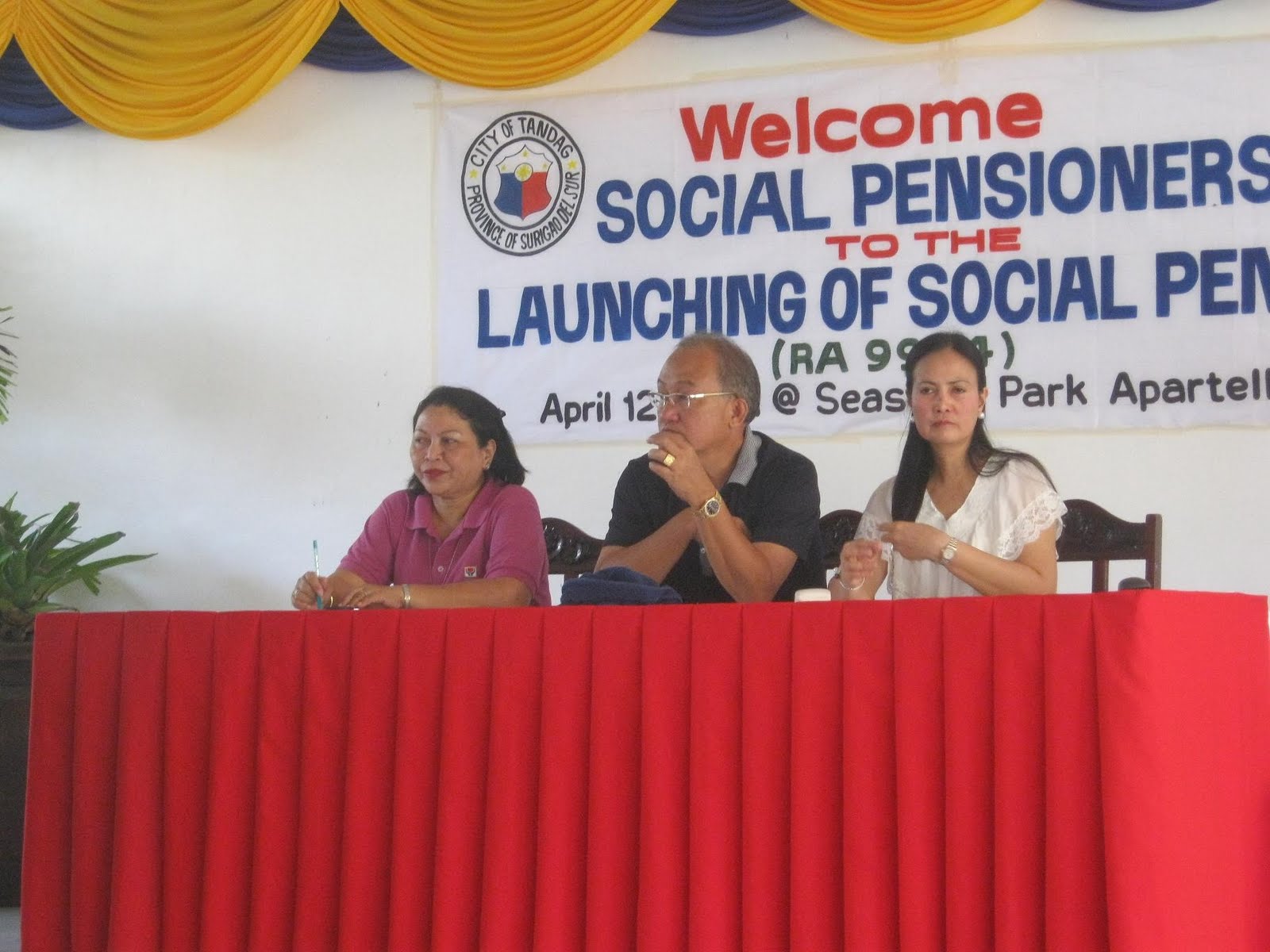 .: DSWD-Caraga: Launching of Social Pension Program to Senior Citizens ...