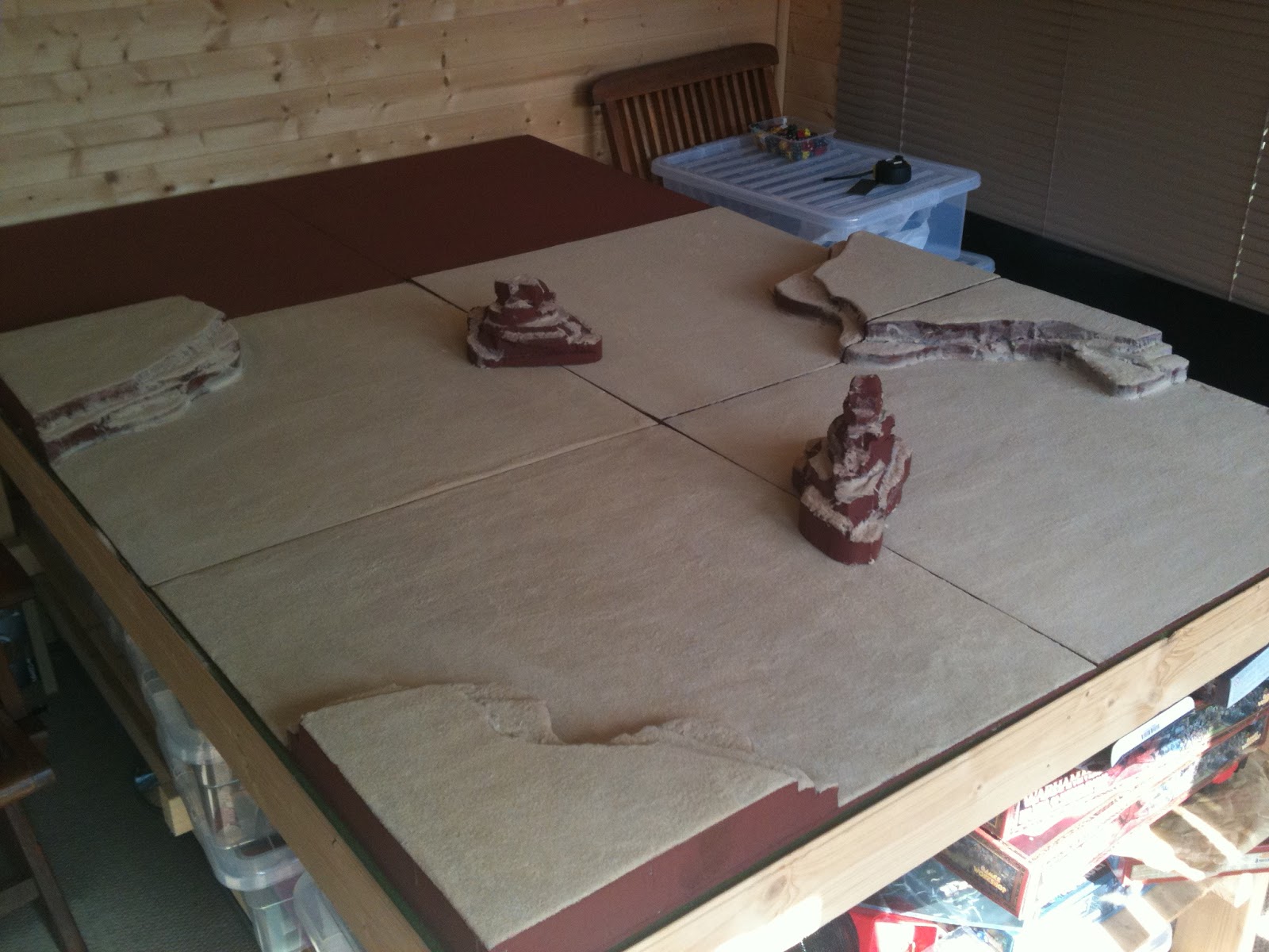 Life In The Man Cave: How to make a Modular Wargaming Table - -Part 2