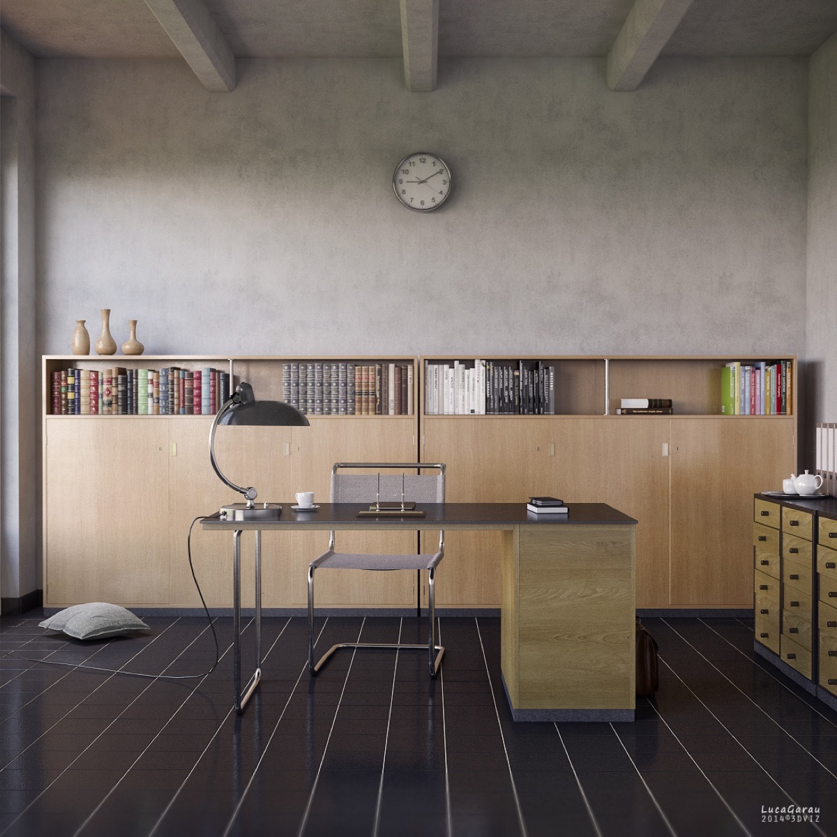 Contoh Denah Ruangan Kerja - Denah Ruangan