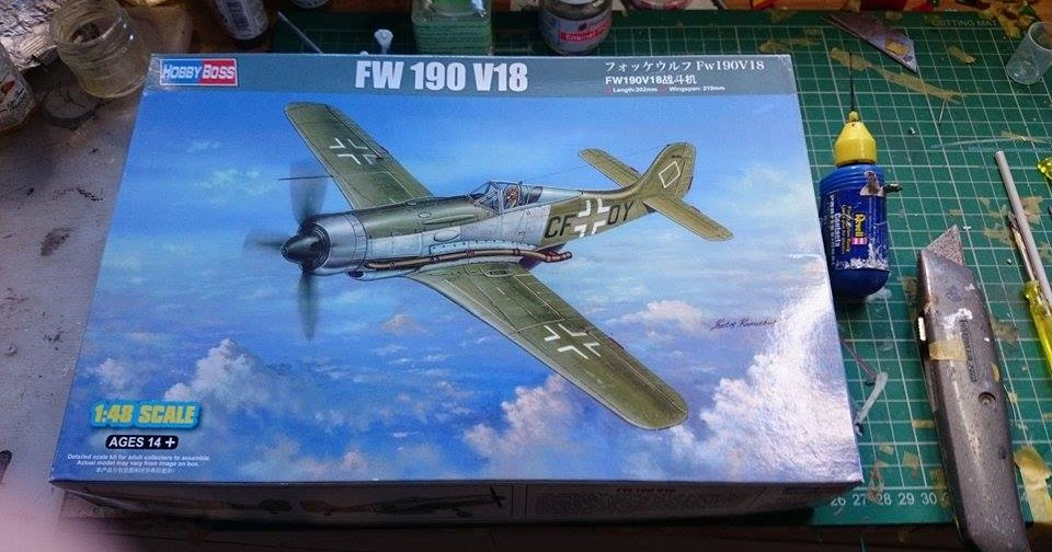 FalkeEins - a modelling blog: Hobbyboss Fw 190 V18 - first look, in box ...