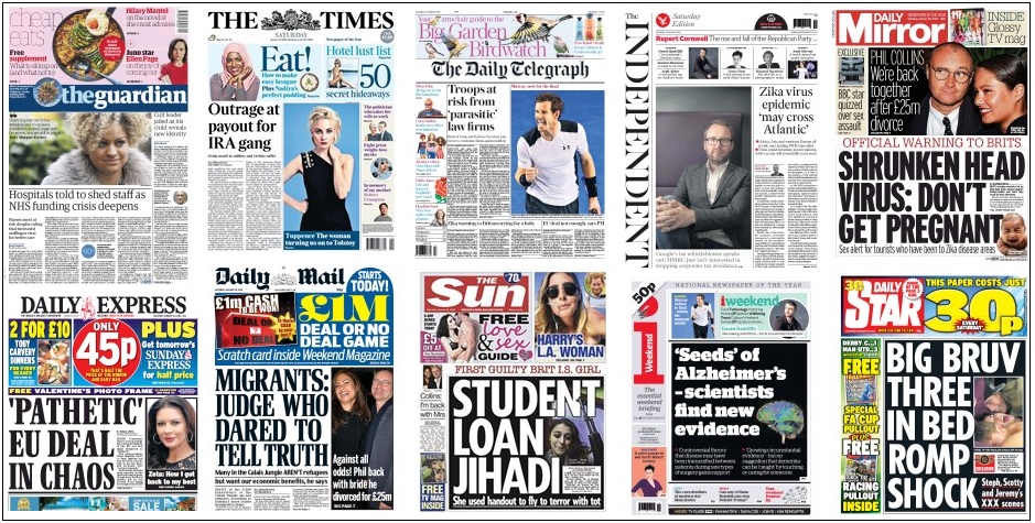 SubScribe: January front pages