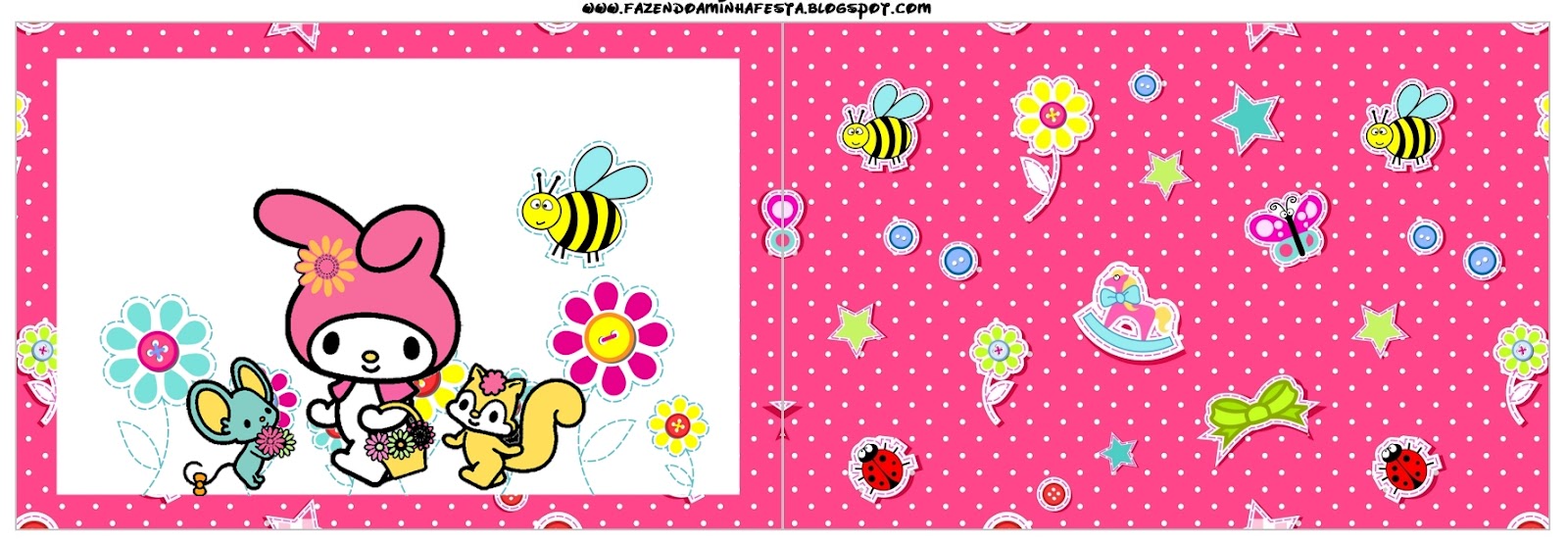 My Melody Birthday Party: Free Party Printables, Papers and Images ...