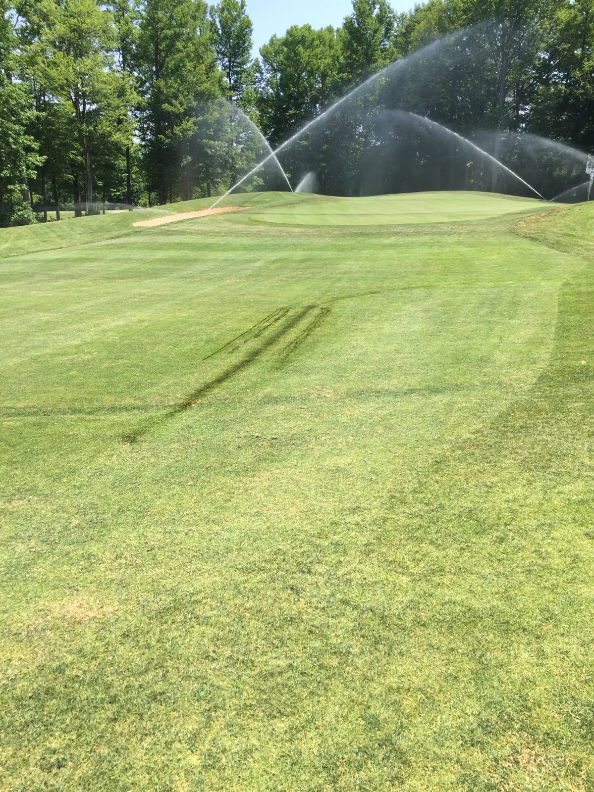 Patriots Glen National Golf Club Grounds: Mechanical Damage