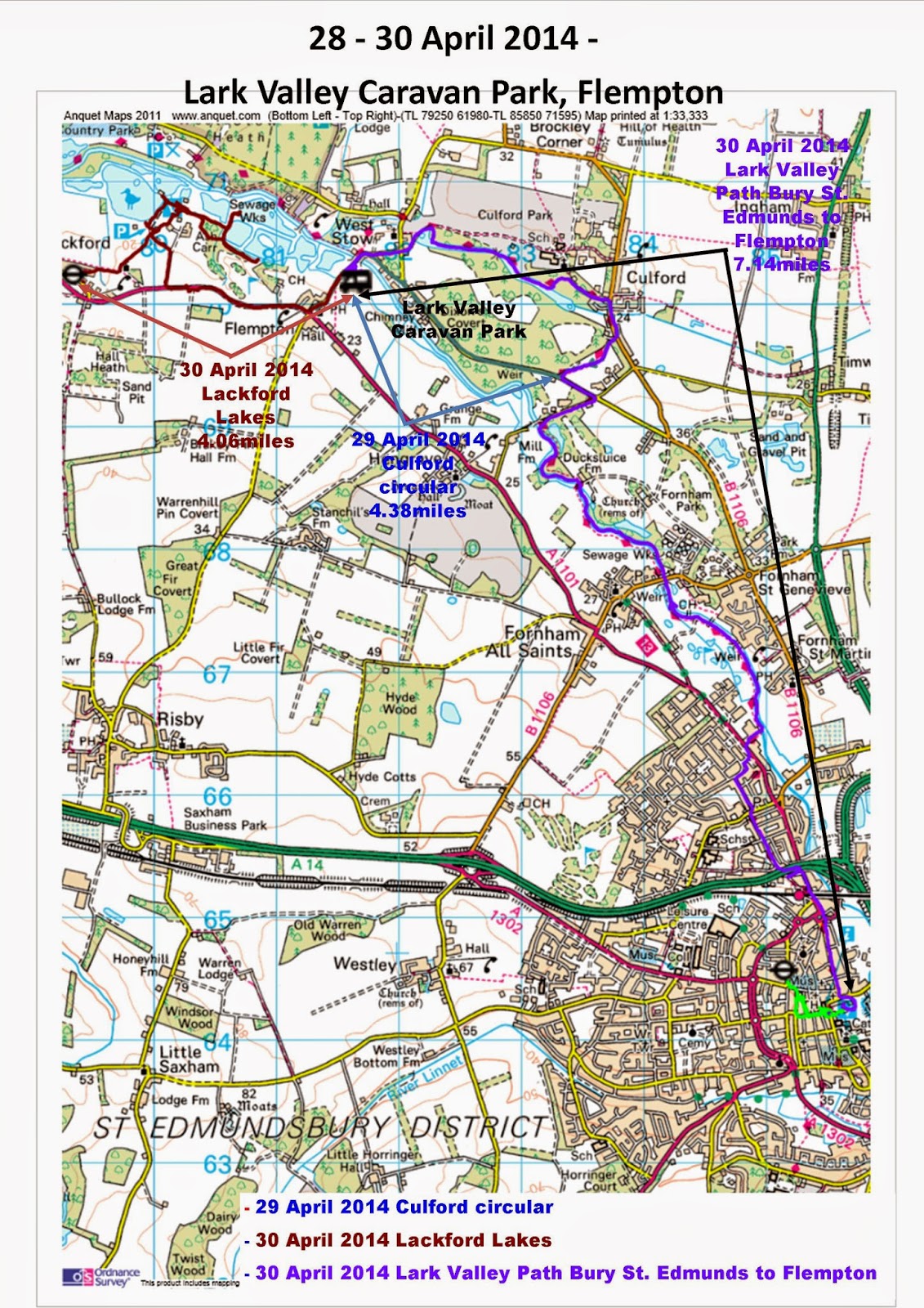 Peak Bagging and Long Distance Walking in the UK and Spain: Lark Valley ...