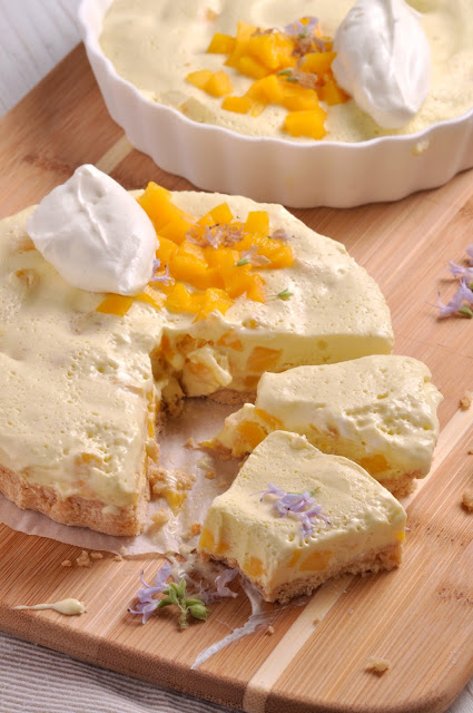 frozen mango sabayon shortbread | Chow Creations