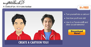 Anota Que é Legal: Meu rosto em cartoon? myWebFace Toolbar