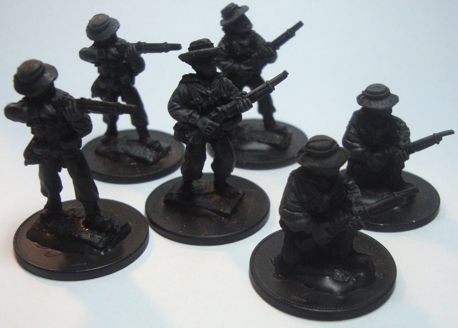 Rivals Colonial Miniatures: Naval Brigade - the first six ratings