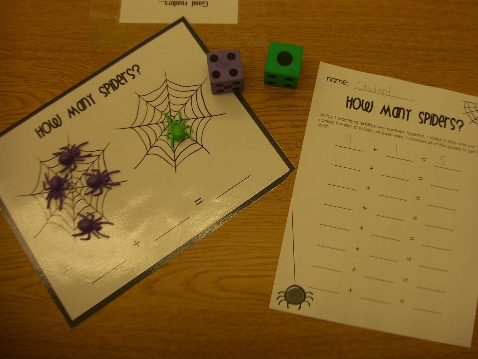 First Grade Garden: Math Stations - Set 2