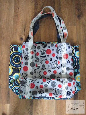 Sufik: Velké nákupní tašky - návod a střih