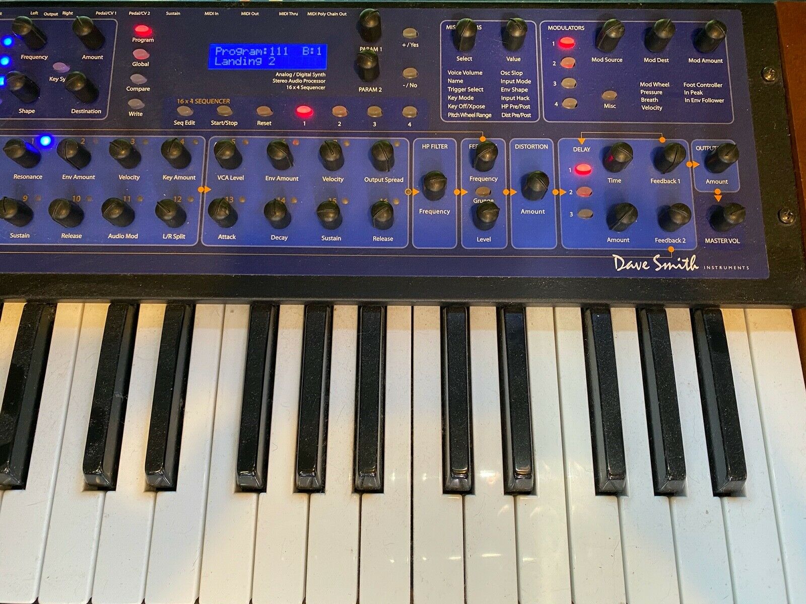 MATRIXSYNTH: Dave Smith Instruments Mono Evolver Keyboard Synthesizer