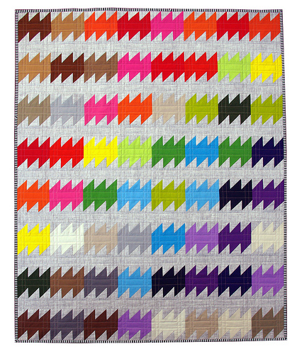 Red Pepper Quilts: The Rainbow Ripple Quilt and Pattern