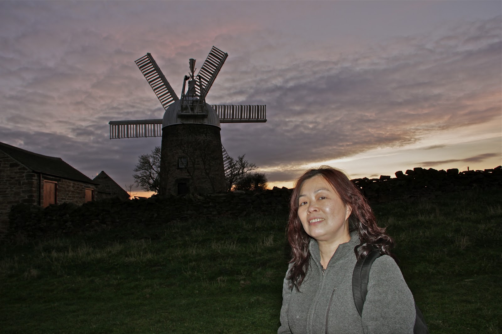 Travelling Diary: Sunset at Heage Windmill,Derbyshire