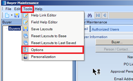 Epicor Required Field Indicator