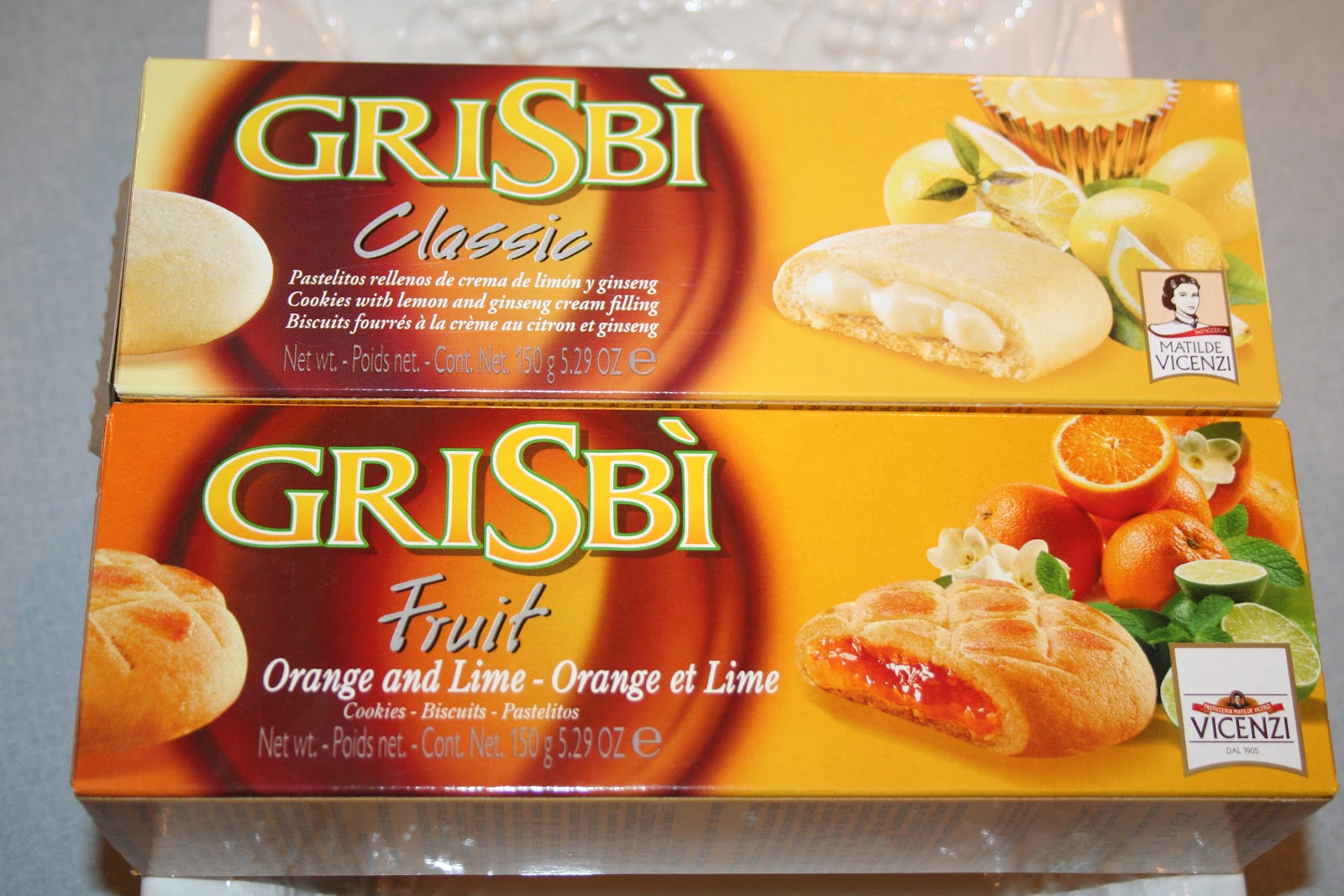 COOK WITH SUSAN: Grisbi "Lemon & Ginseng Cream" Cookies