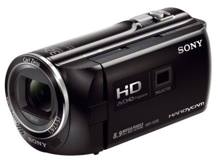 Últimas Tendencias: Sony PJ 220 videocámara con proyector incorporado